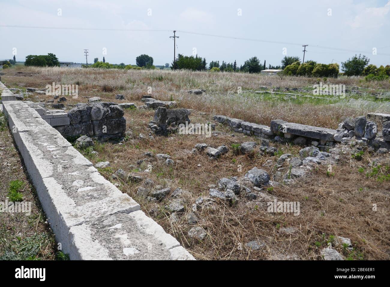 Archaeological Site of Pella Stock Photo - Alamy