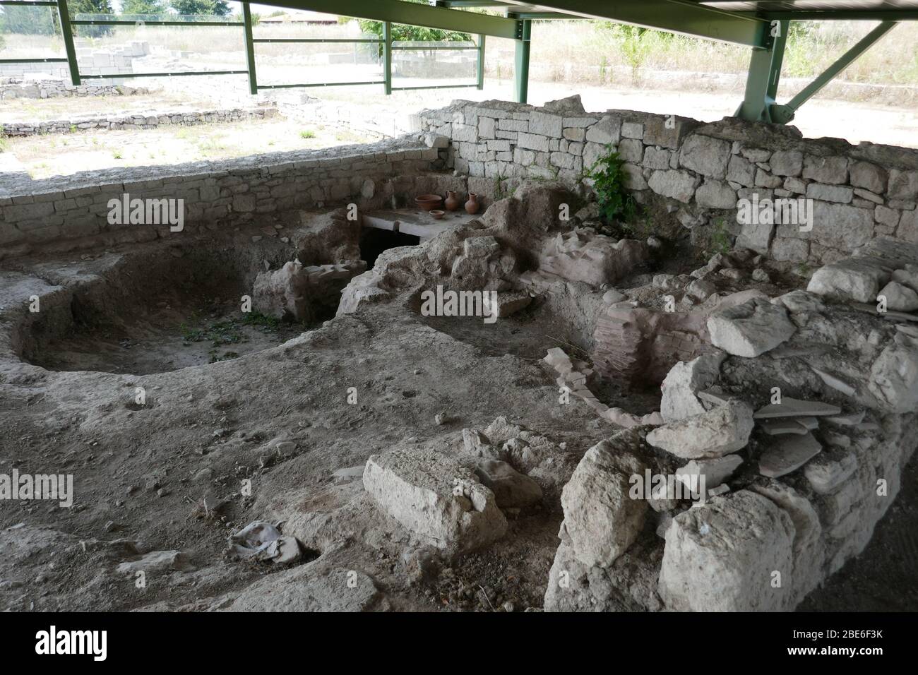 Archaeological Site of Pella Stock Photo - Alamy