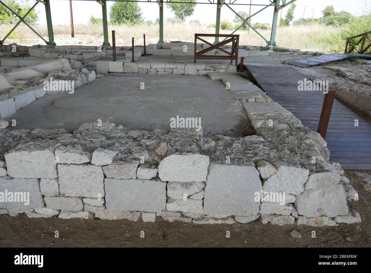 Archaeological Site of Pella Stock Photo - Alamy
