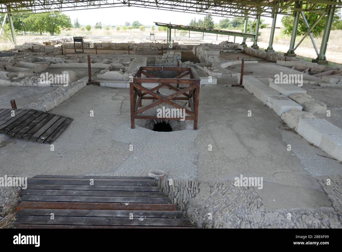 Archaeological Site of Pella Stock Photo - Alamy