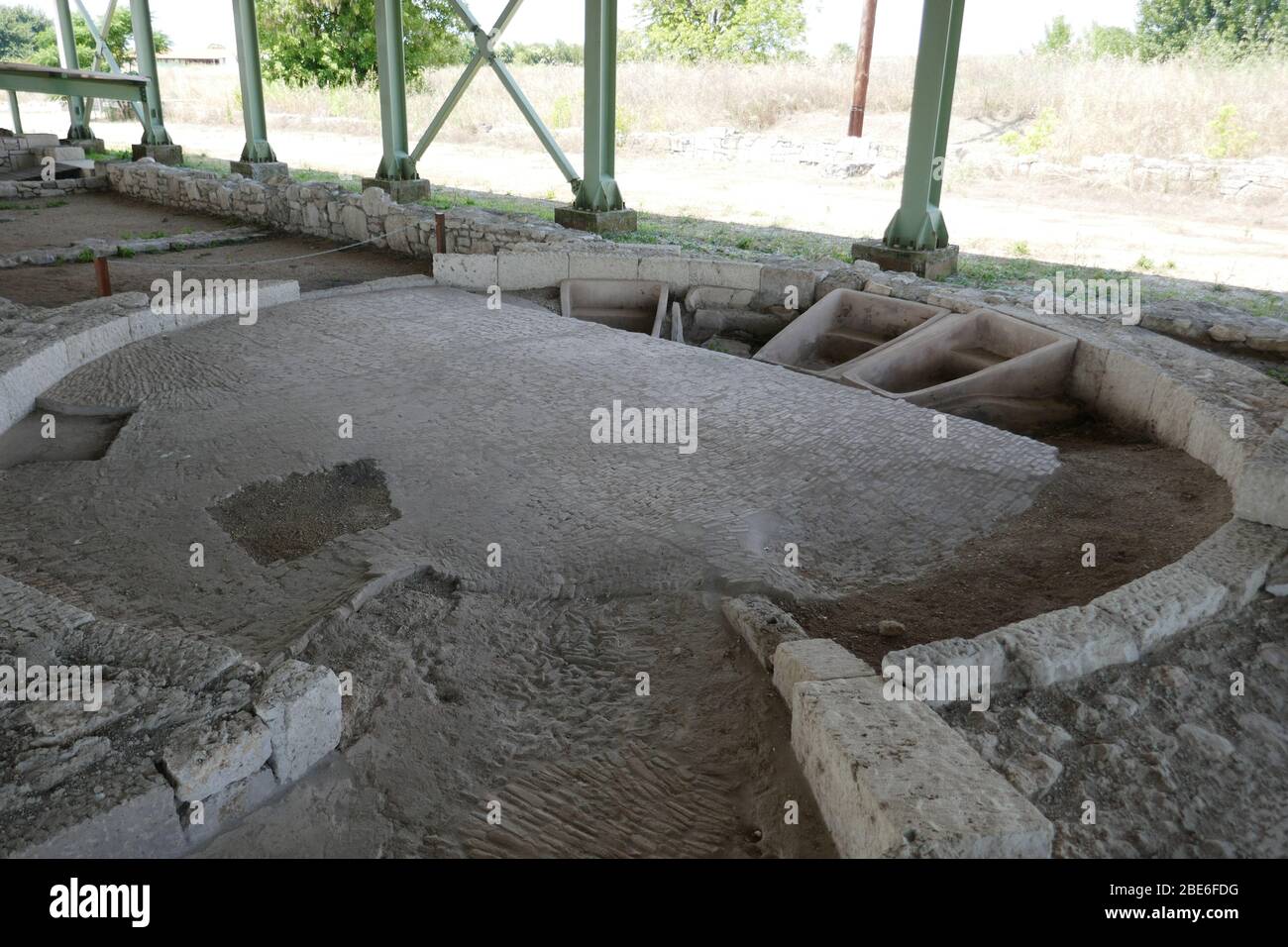 Archaeological Site of Pella Stock Photo - Alamy