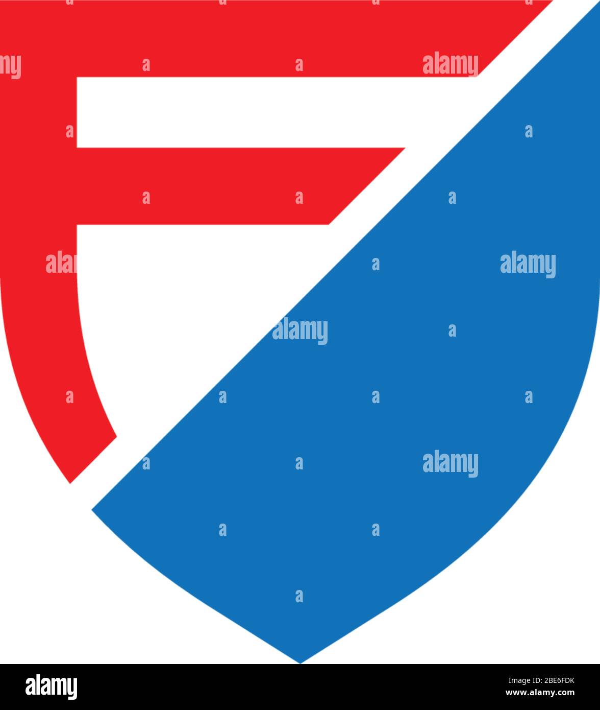 Letter F with a shield logo icon illustration Stock Vector Image & Art ...