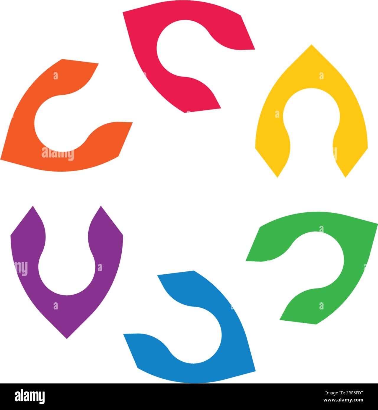 Community, network and social logo design template vector Stock Vector ...