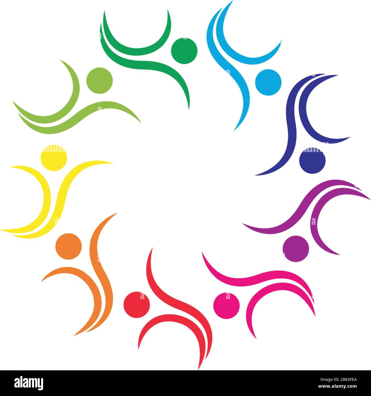 Community, network and social logo design template vector Stock Vector ...
