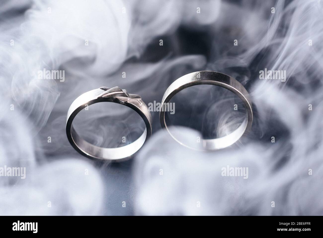 Black And White Smoke Rings