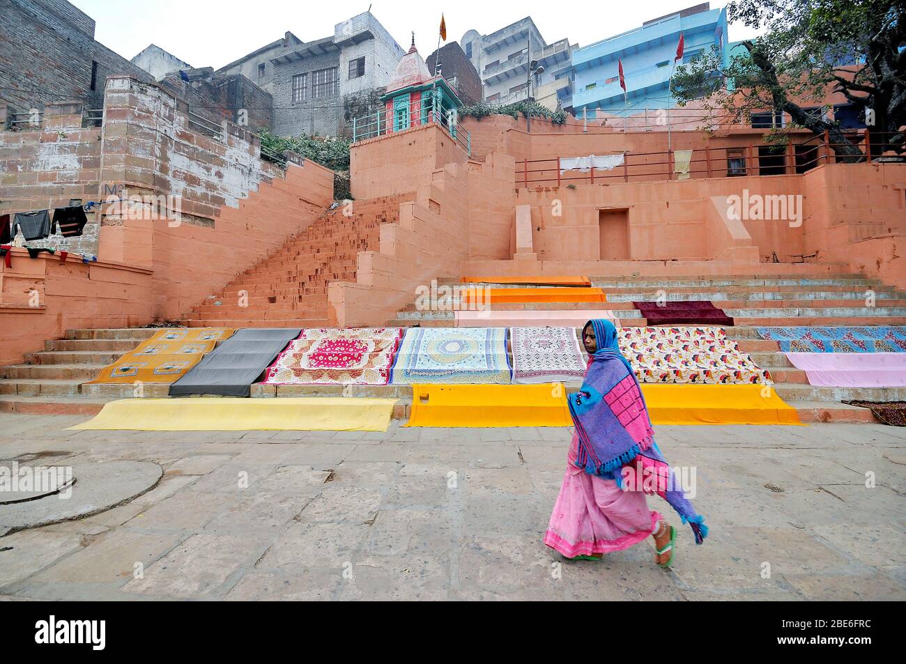 winter morning at varanasi uttar pradesh india Stock Photo - Alamy