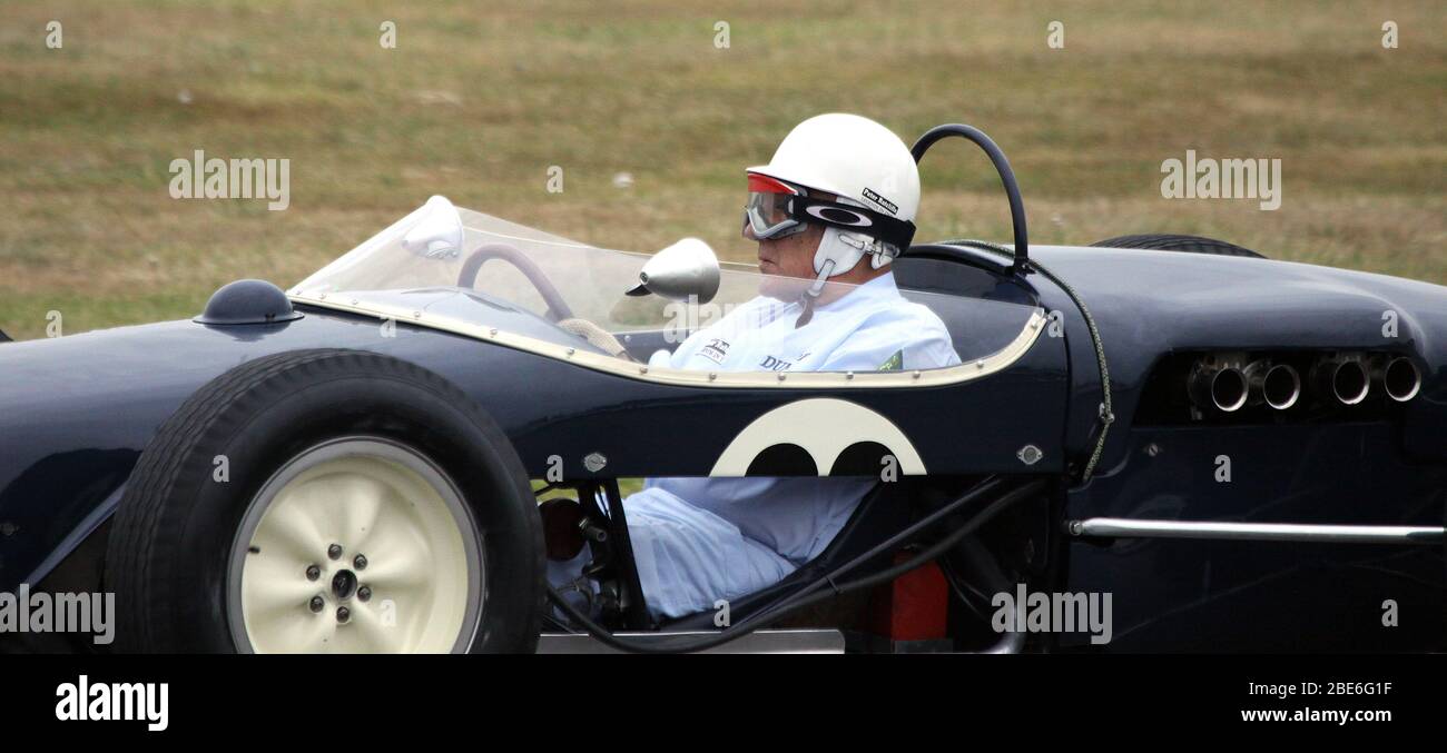 Stirling Moss, Lotus Climax 18 Formula One car, 1961 Monaco Grand Prix ...