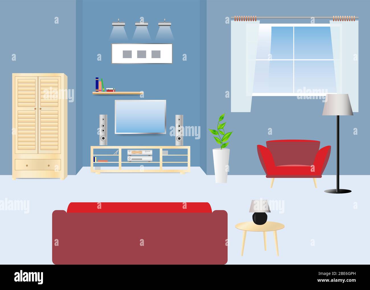 Tv facing Stock Vector Images - Alamy