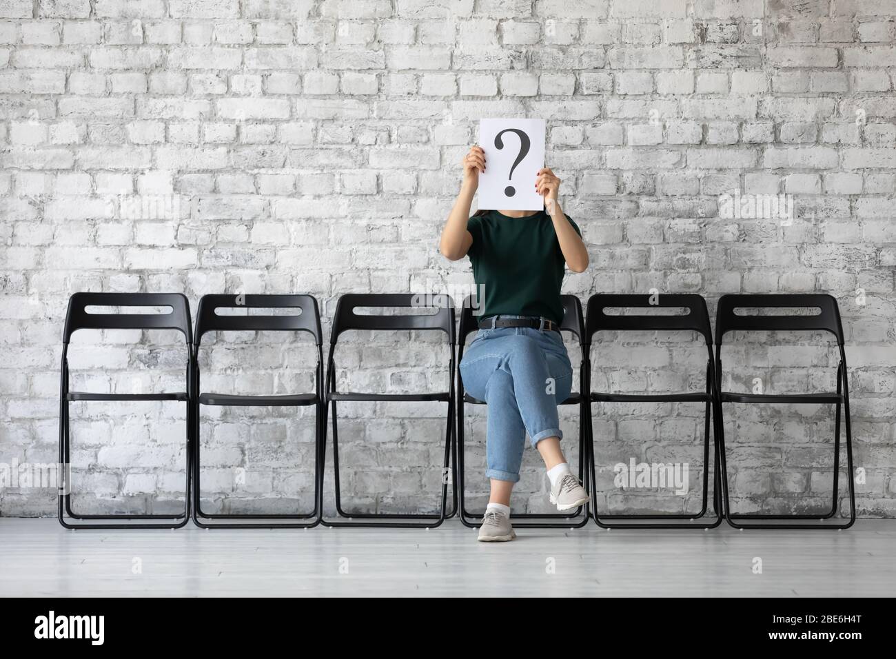 Job interview question mark hi-res stock photography and images - Alamy