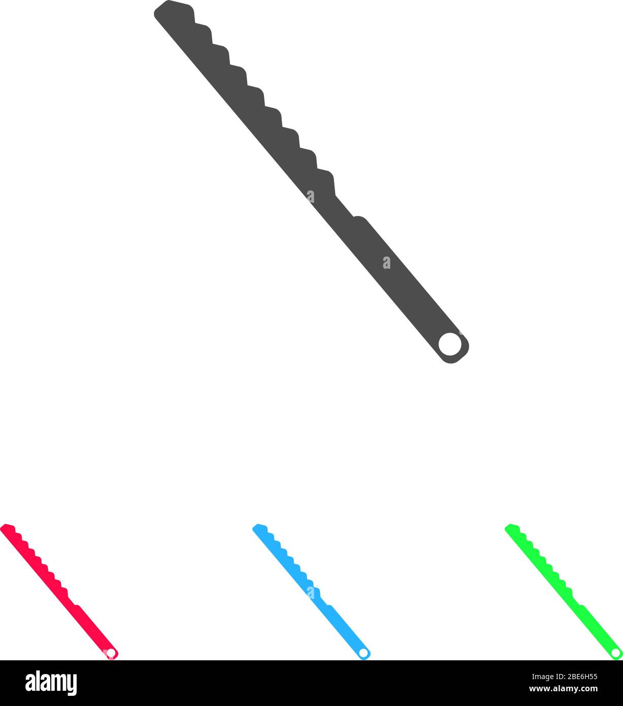 White bread knife symbol icon hi-res stock photography and images - Alamy