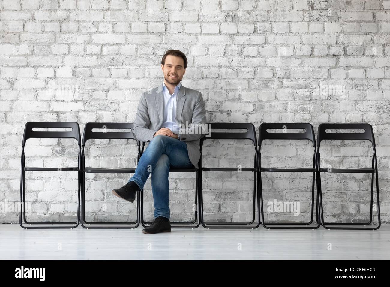 Relaxed interview hi-res stock photography and images - Alamy