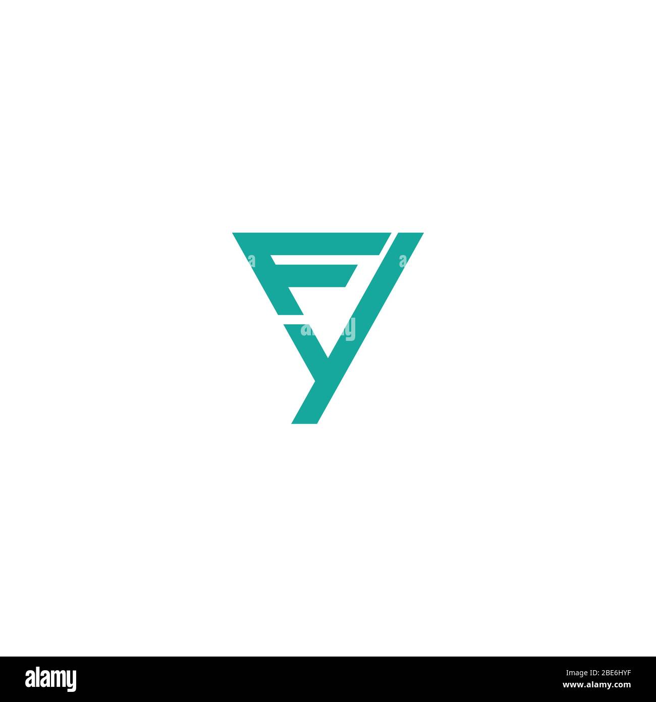 Initial letter fy logo or yf logo vector design template Stock Vector ...