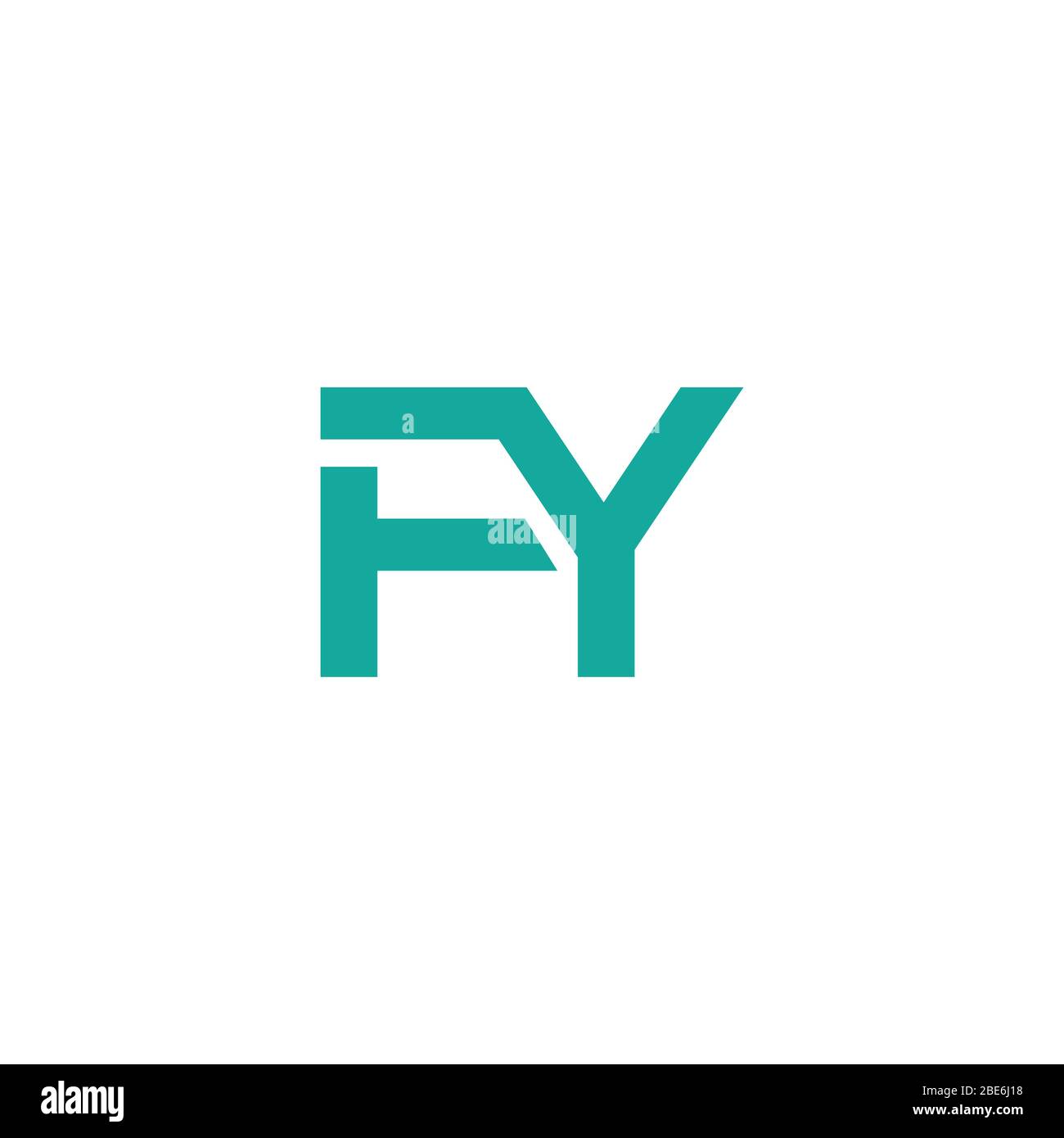 Initial letter fy logo or yf logo vector design template Stock Vector ...