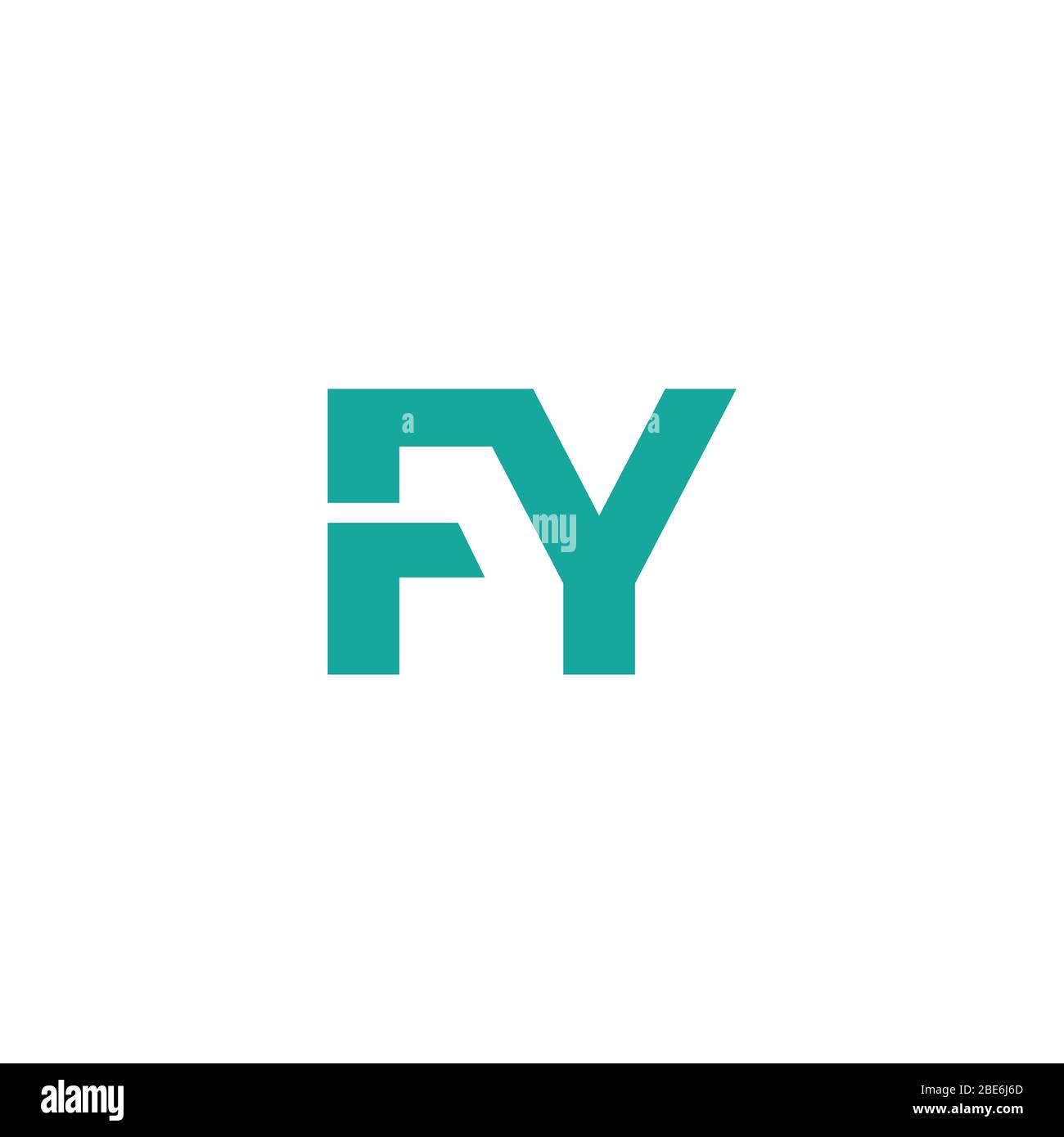 Initial letter fy logo or yf logo vector design template Stock Vector ...