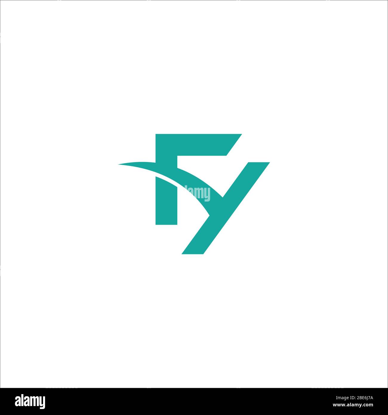 Initial letter fy logo or yf logo vector design template Stock Vector ...