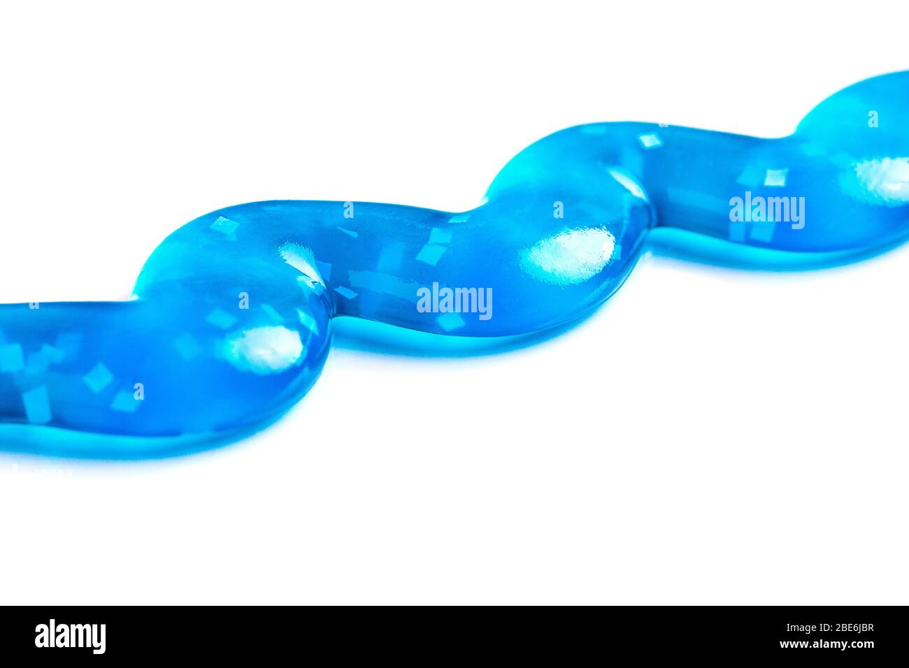 Toothpaste. Wave . Top view. Flat lay. On white background Stock Photo ...