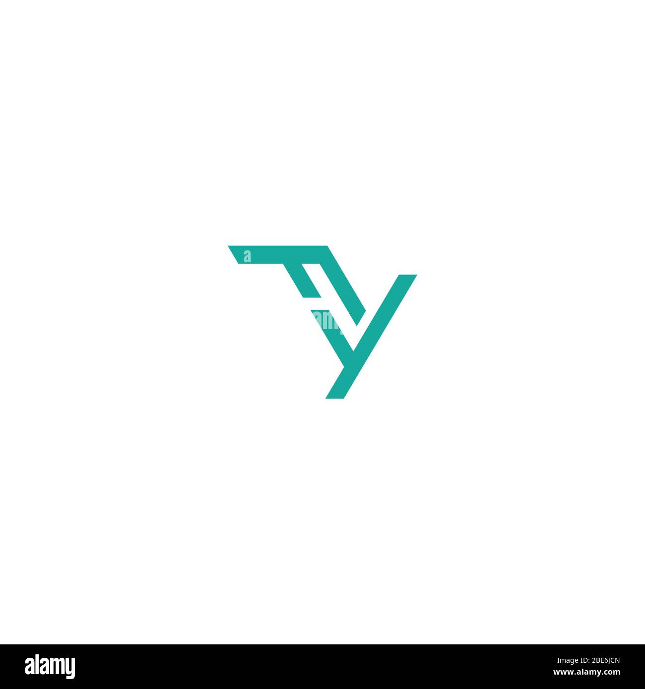 Initial letter fy logo or yf logo vector design template Stock Vector ...