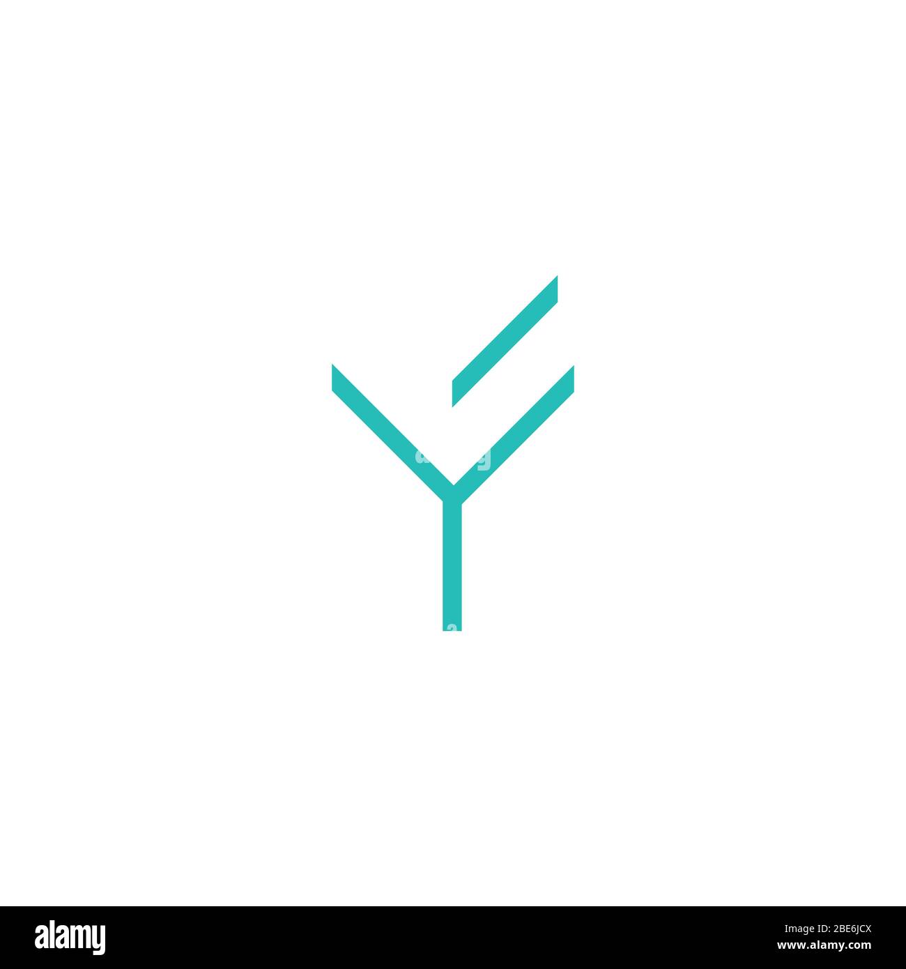 Initial letter fy logo or yf logo vector design template Stock Vector ...