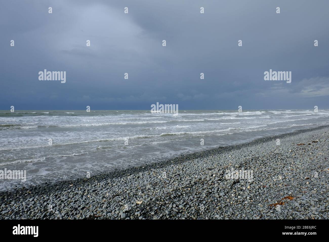 stormy grey sky and grey sea Stock Photo - Alamy