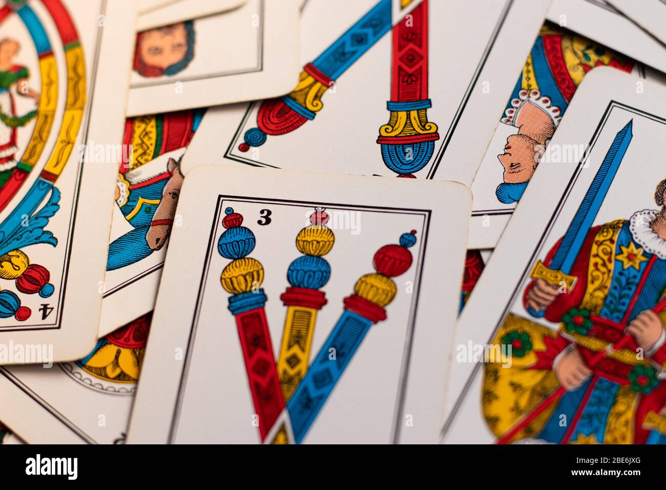 Triestine cards, old european game originating from northern italy ...