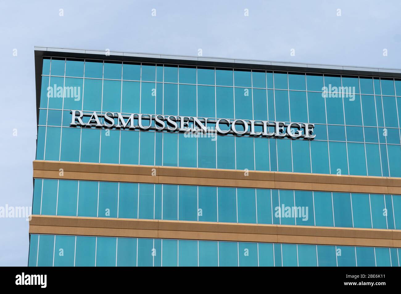 EDINA, MN/USA - APRIL 11, 2020: Rasmussen College exterior and ...