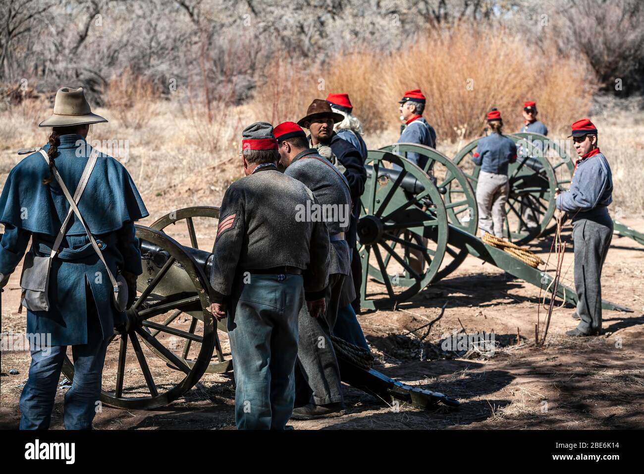 Civil War Artillery Crew