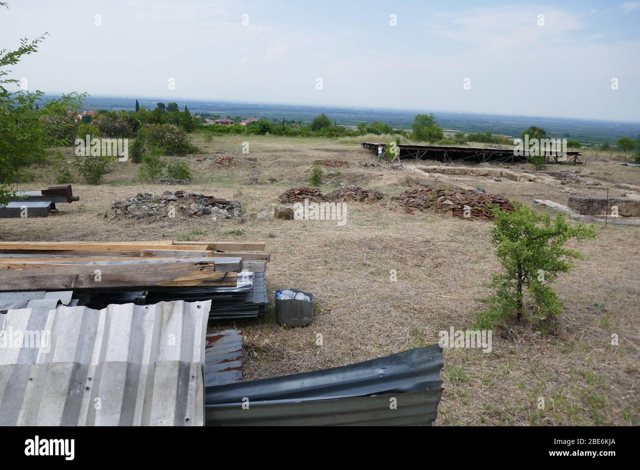 Archaeological Site of Pella Stock Photo - Alamy