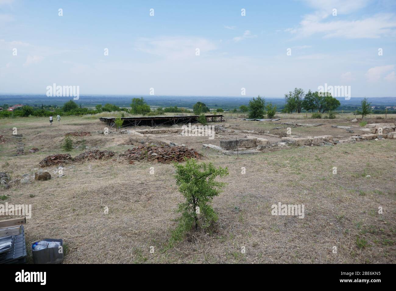 Archaeological Site of Pella Stock Photo - Alamy