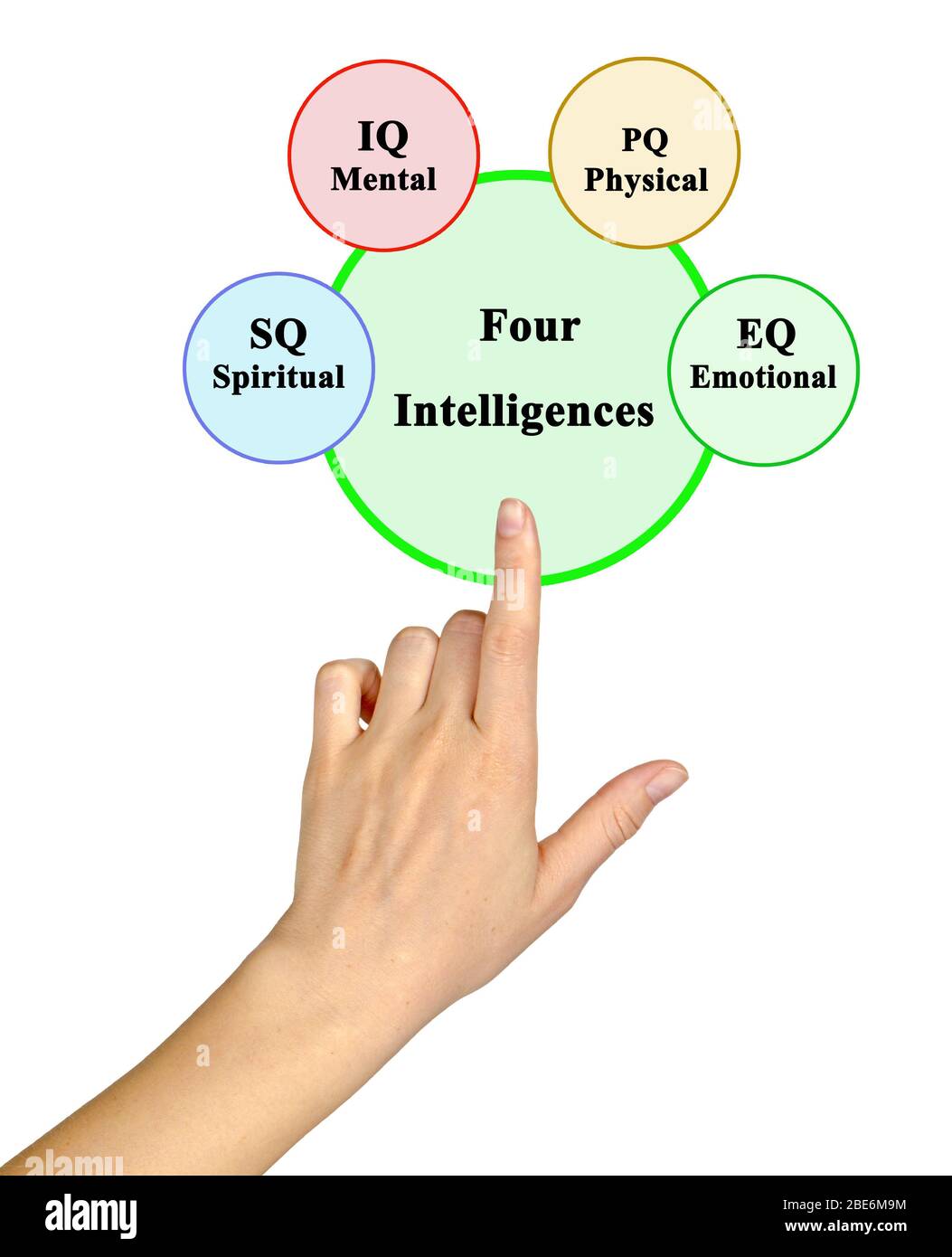 Presenting four types of Intelligences Stock Photo - Alamy