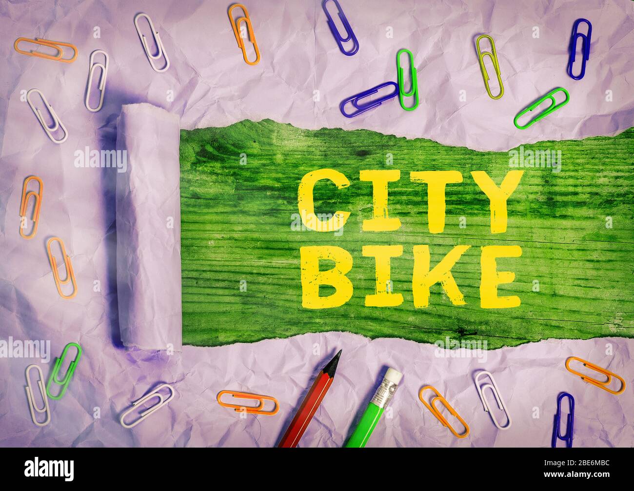 Conceptual hand writing showing City Bike. Concept meaning designed for regular short rides ...