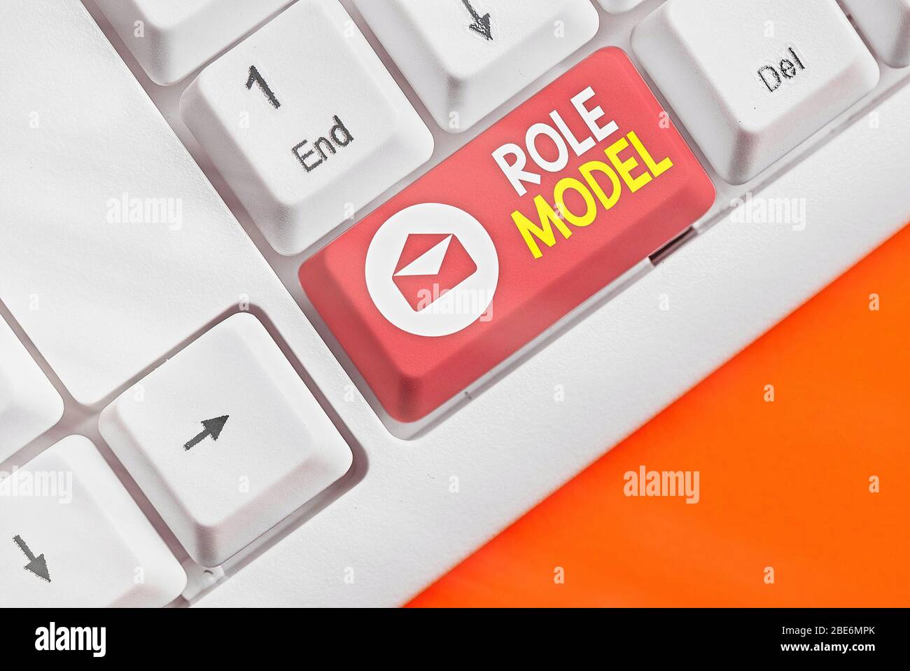 Word writing text Role Model. Business photo showcasing a demonstrating ...