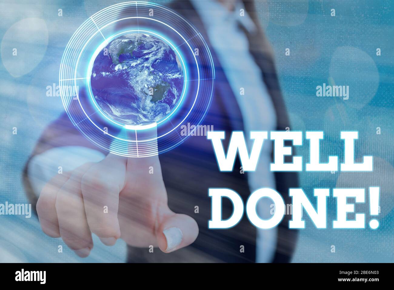 Writing note showing Well Done. Business concept for used praising ...