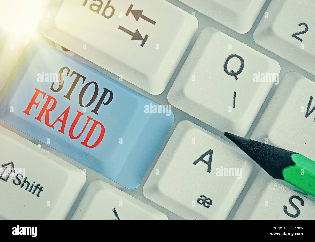 Conceptual hand writing showing Stop Fraud. Concept meaning campaign ...