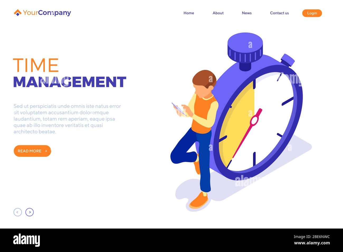 Time management infographic hi-res stock photography and images - Alamy