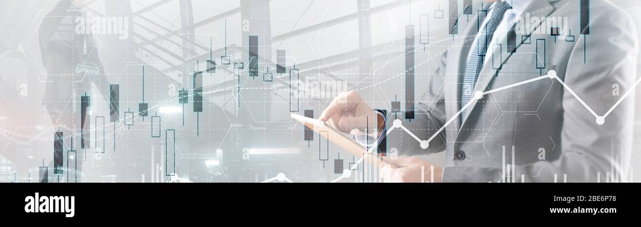 Unique Traders background for your business. Charts and candles Stock ...