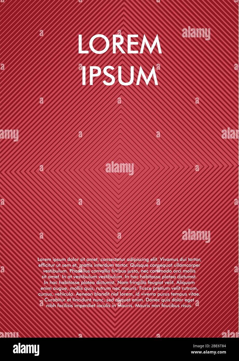 Graphic design layout template with geometric background. Can be used ...