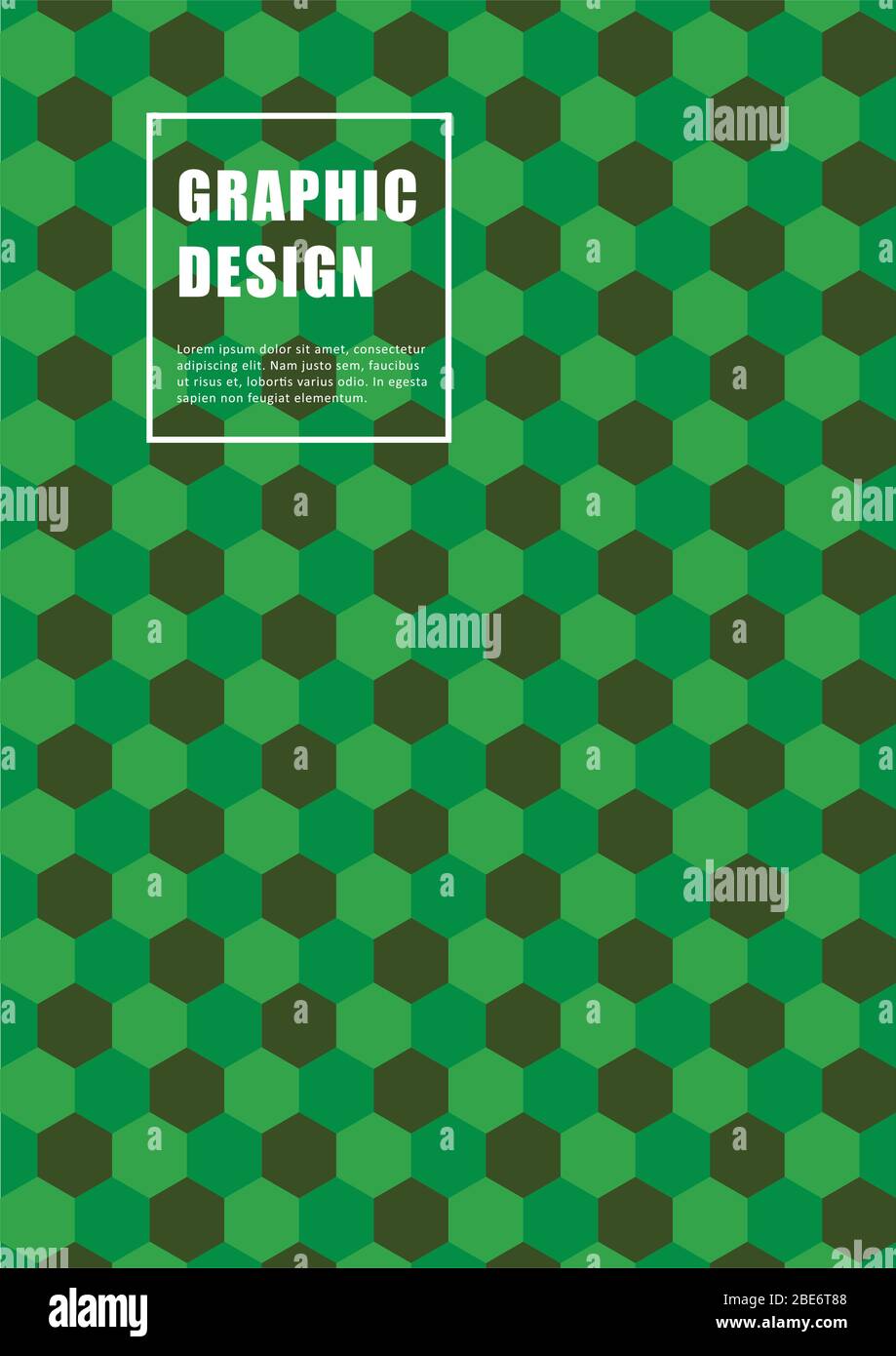 Graphic design layout template with geometric background. Can be used ...