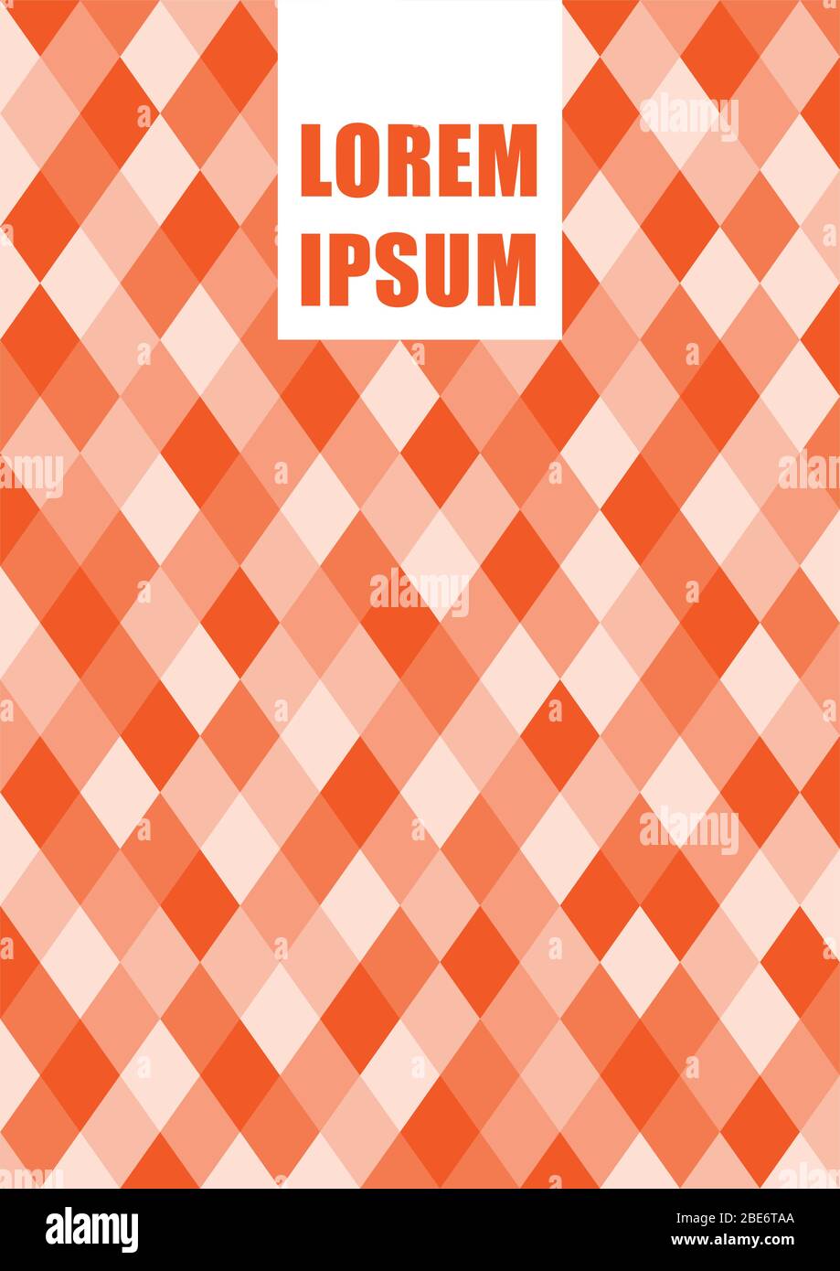 Graphic design layout template with geometric background. Can be used ...