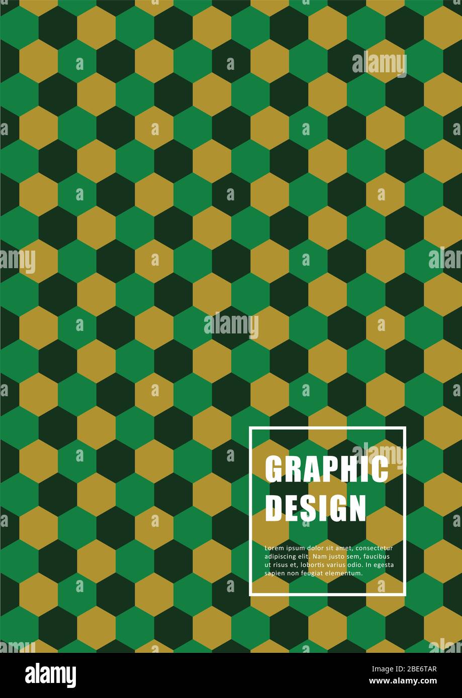Graphic design layout template with geometric background. Can be used ...