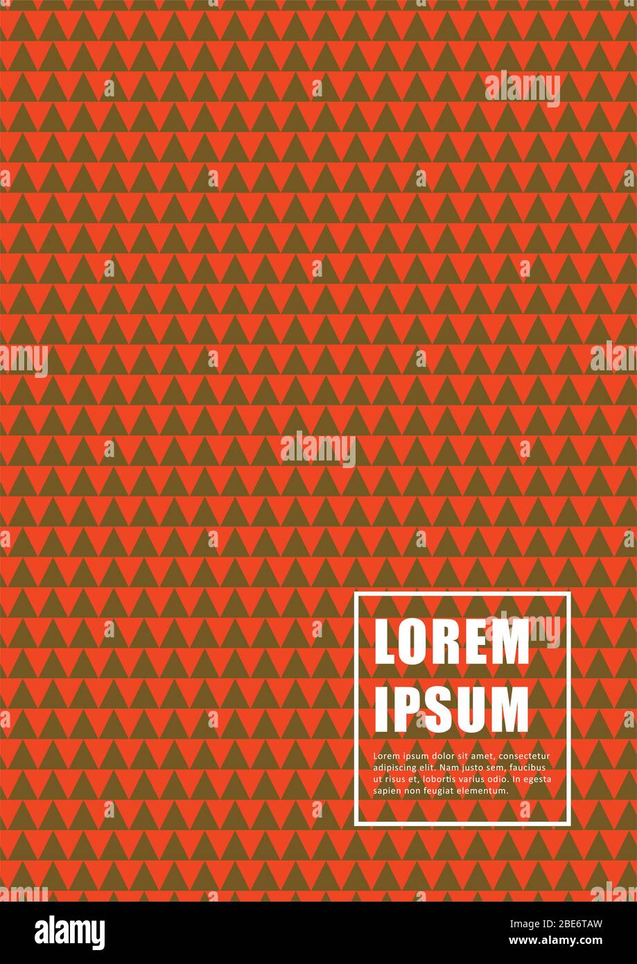 Graphic design layout template with geometric background. Can be used ...