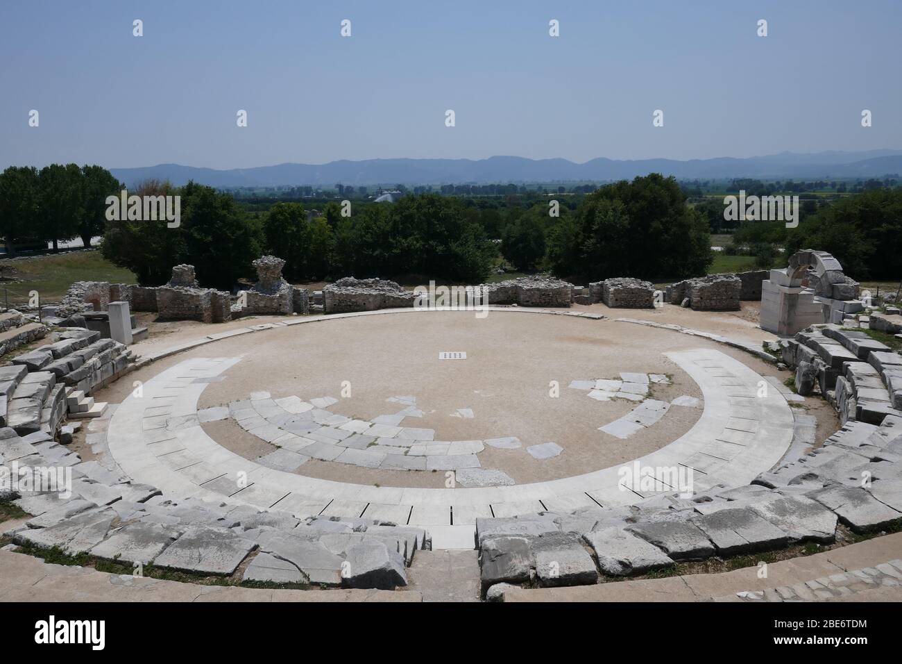 Archaeological Site of Phillipi Stock Photo - Alamy