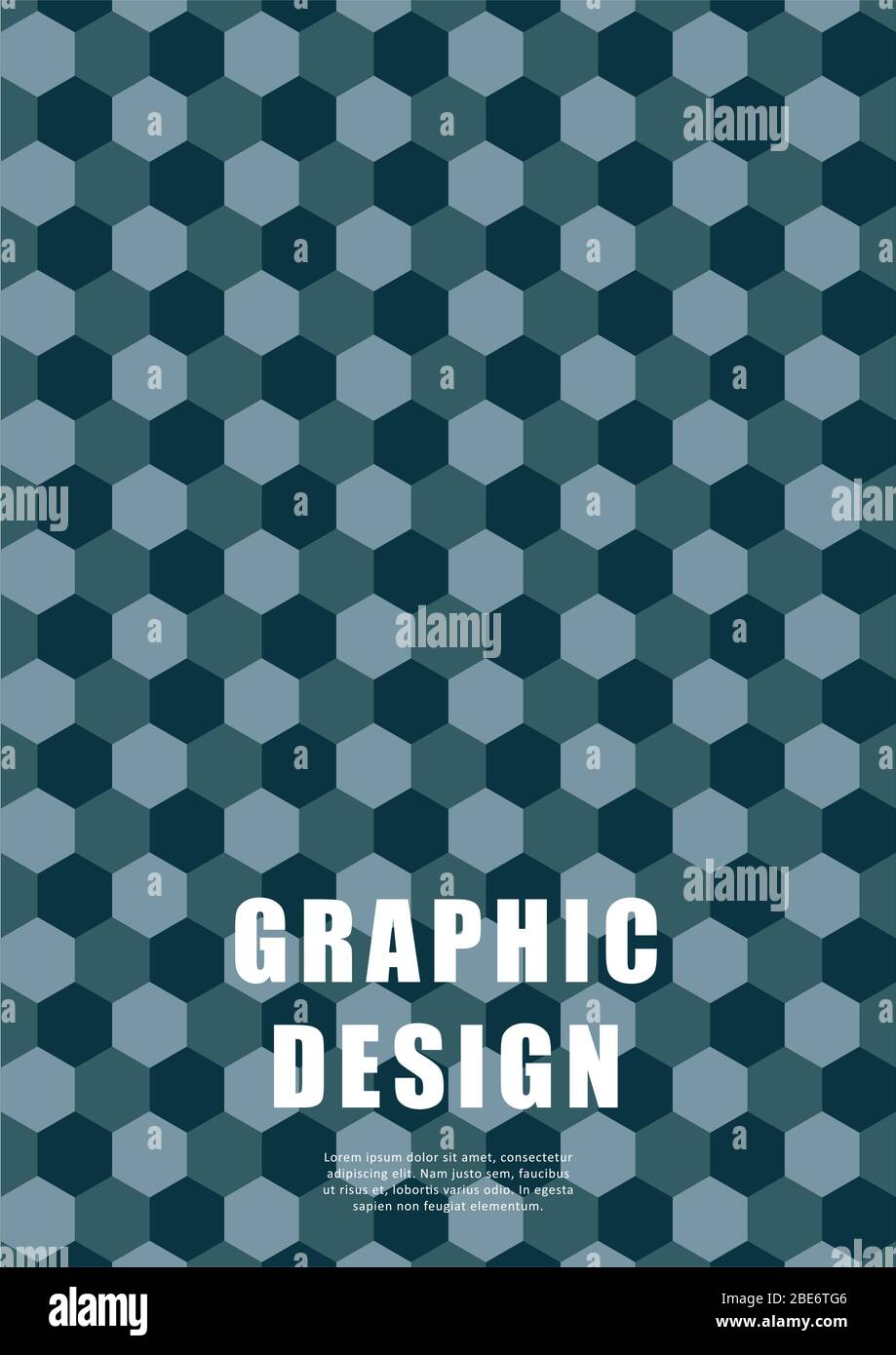 Graphic design layout template with geometric background. Can be used ...