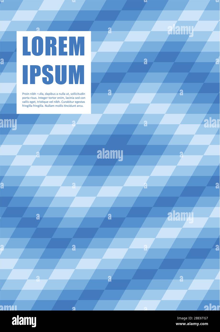 Graphic design layout template with geometric background. Can be used ...