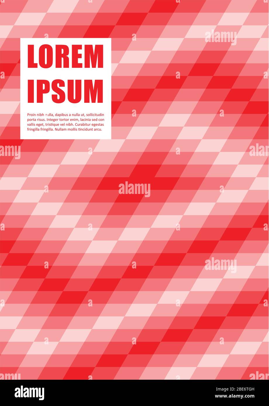 Graphic design layout template with geometric background. Can be used ...