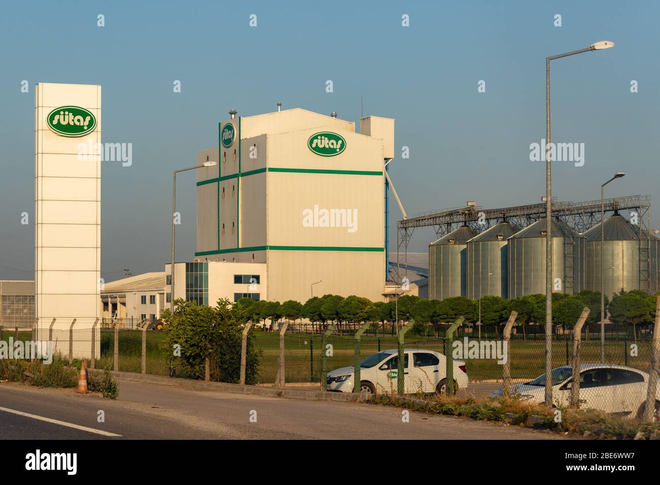 Sutas Dairy Plant Building, landscape gardening, trees and Raw Material ...