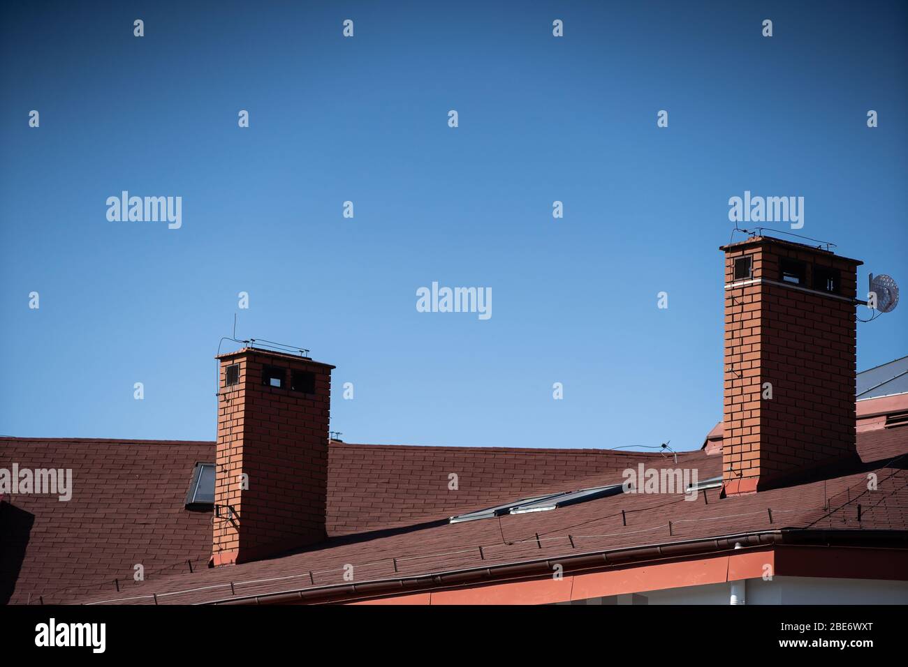 Ventilation chimneys are used to get rid of used air from living ...