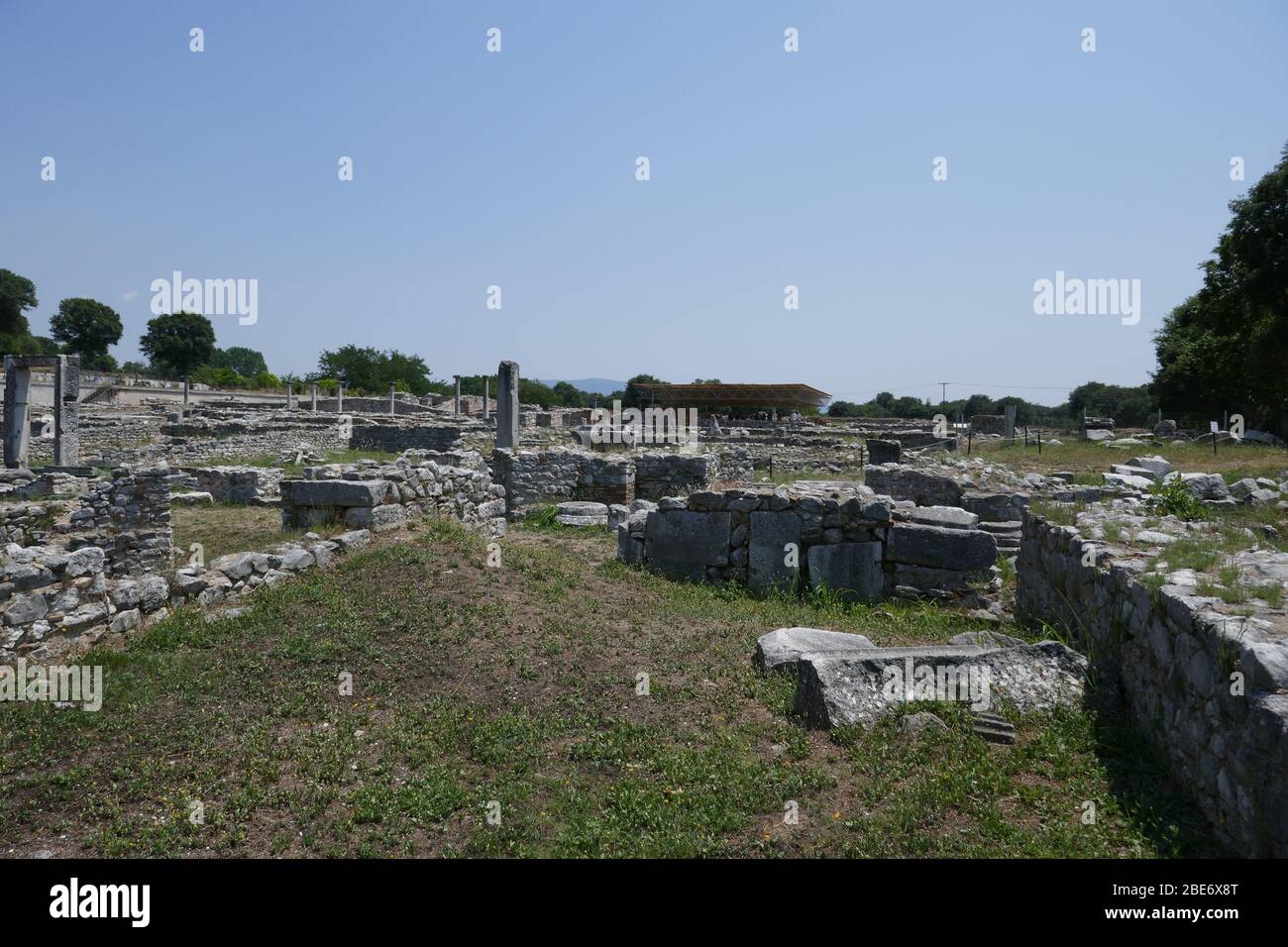 Archaeological Site of Phillipi Stock Photo - Alamy