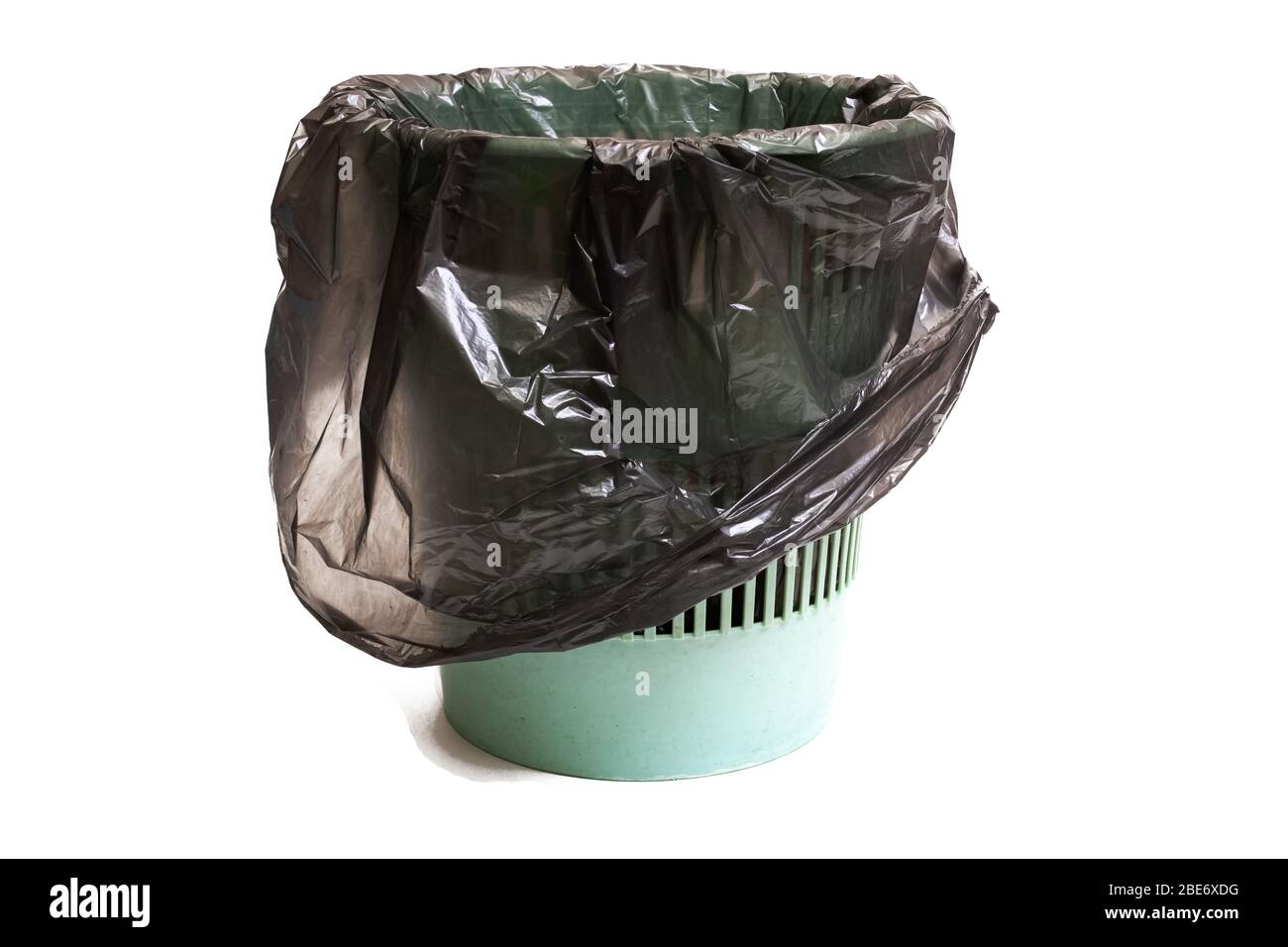 Home litter bin isolated on white background Stock Photo - Alamy