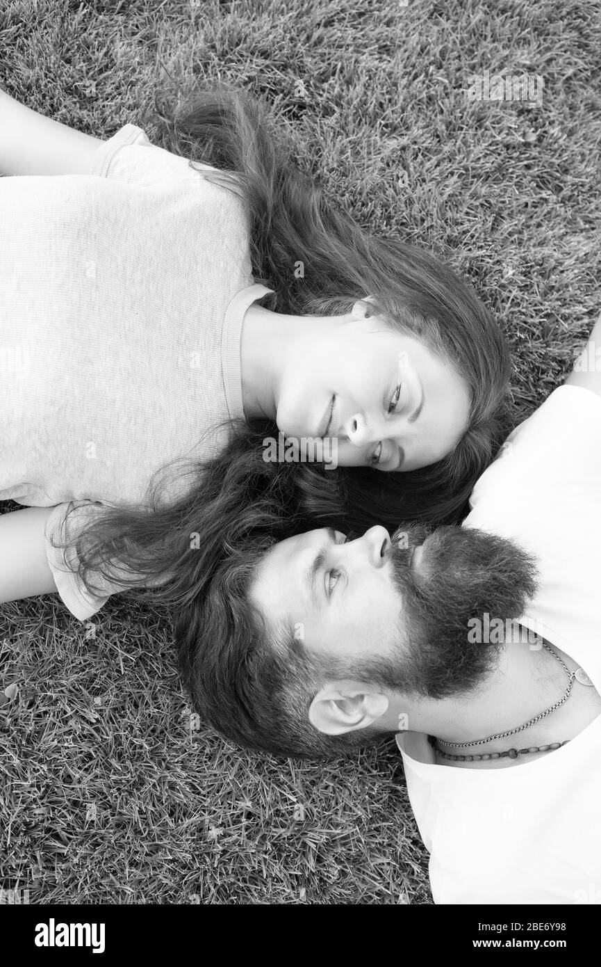 Top view couple romantic Black and White Stock Photos & Images - Alamy