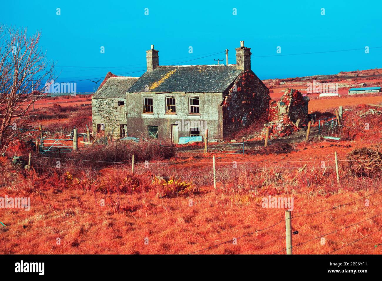Deserted Farmhouse, Cornwall UK Stock Photo - Alamy